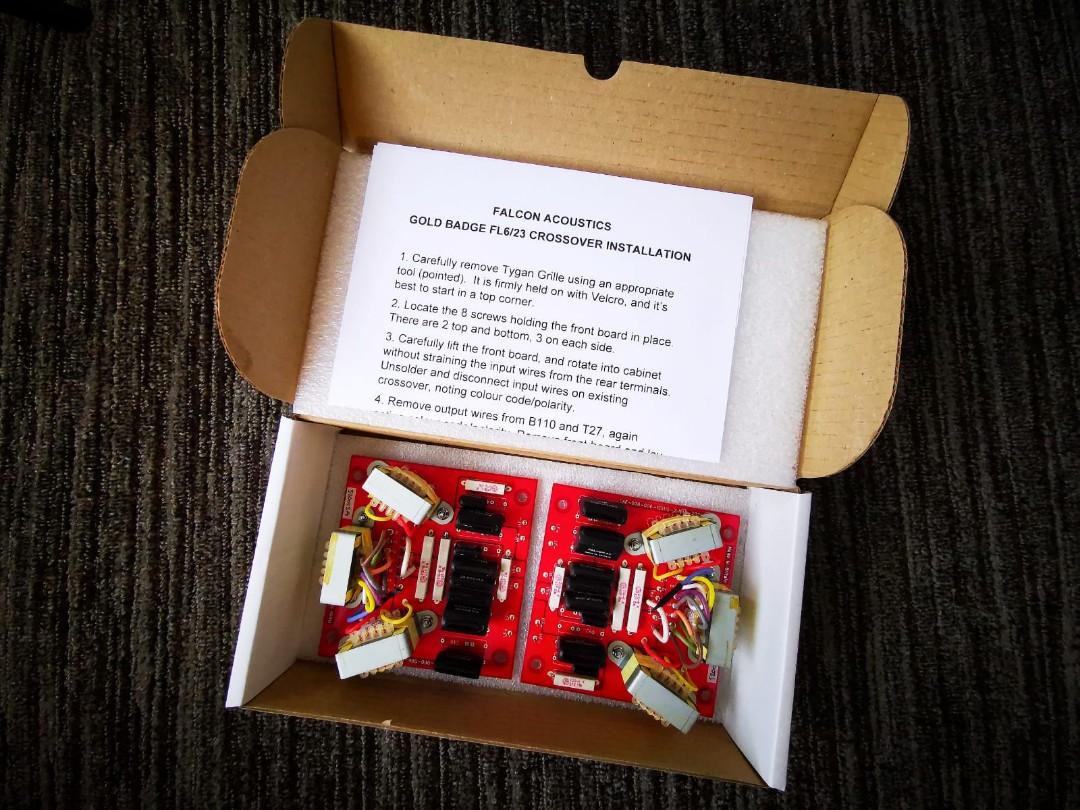 LS3/5a CROSSOVER 15 OHM GOLD BADGE BBC FL6/23 - ASSEMBLED PAIR, Audio ...