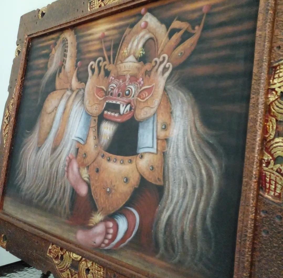 Lukisan Barong Bali, Antik, Pajangan di Carousell