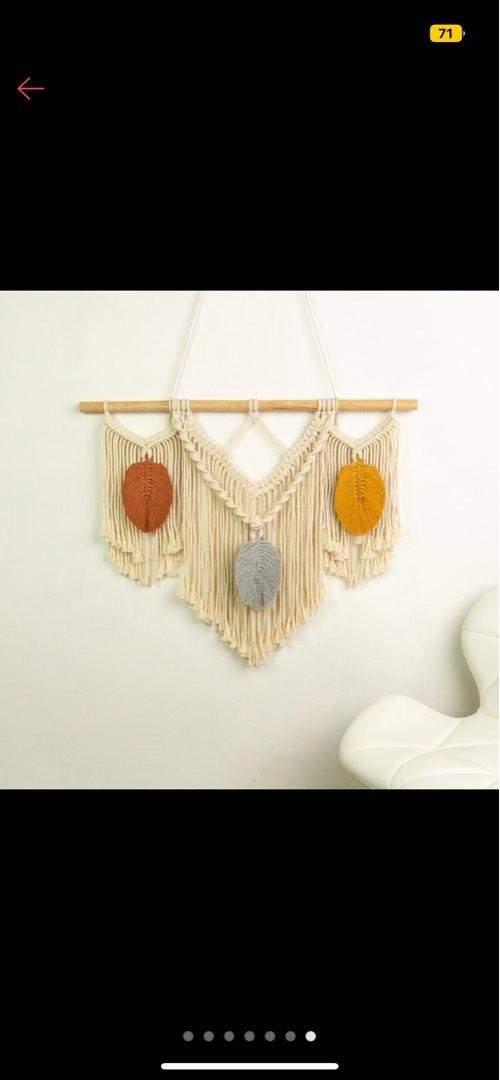 Macrame minimalis aesthetic, Perabotan Rumah di Carousell