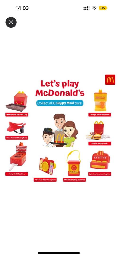 McDonald’s - Let’s Play McDonald’s (Full Set of 8), Hobbies & Toys ...