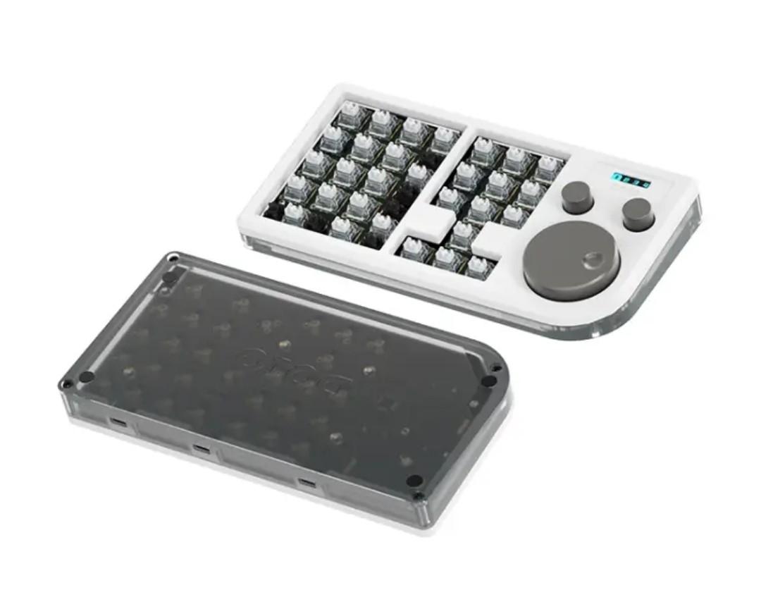 [DOIO KB30-01] 30-key, 3-knob Designer Keyboard, Macropad with Hub ...