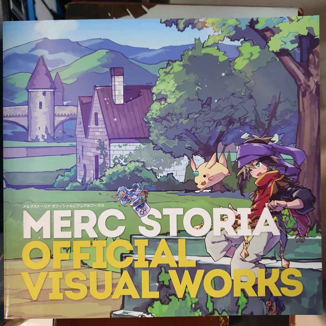 Merc Storia Official Visual Works Art Book + Soundtrack, Game Artbook ...