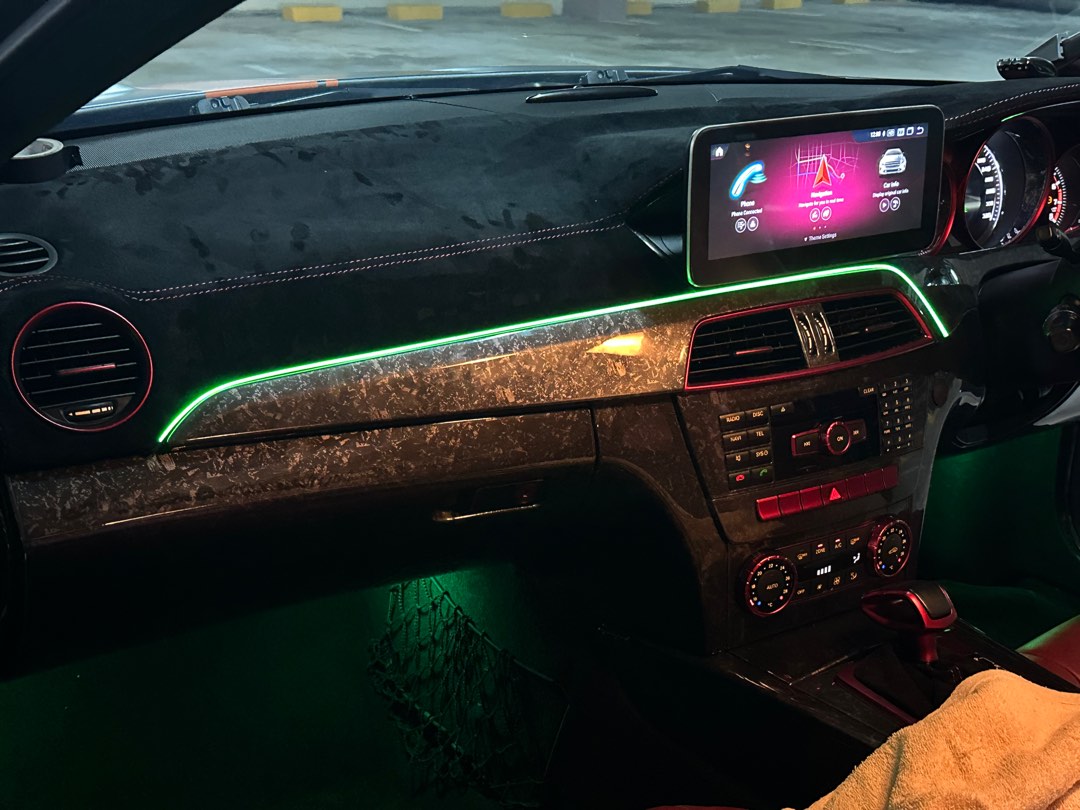 Mercedes, BMW F10 F20 F30, Audi A3 A4 A5 New Interior Acrylic Ambient ...