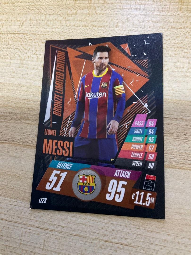 Messi Bronze Limited Edition Match Attax Card, Hobbies & Toys ...