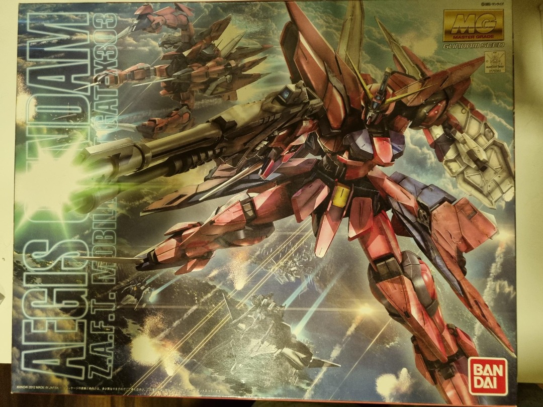 MG Aegis Mobile Suit Gundam Seed ZAFT, Hobbies & Toys, Toys & Games on ...