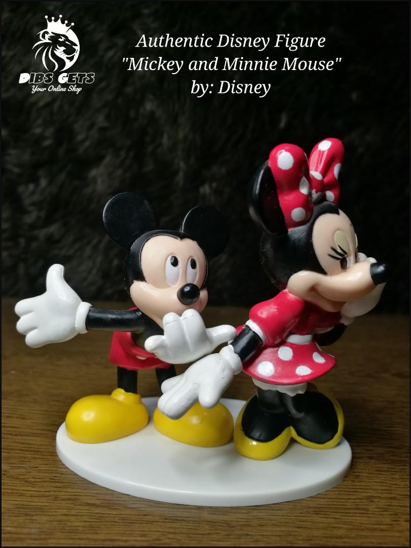Mickey and Minnie Mouse, Authentic Figure, Hobbies & Toys, Toys & Games ...