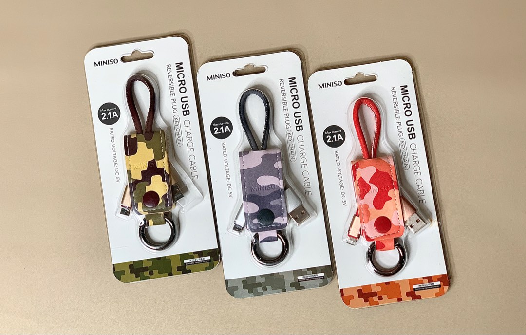 Miniso Cable Charging Micro Kabel Cas Micro Original, Telepon Seluler ...