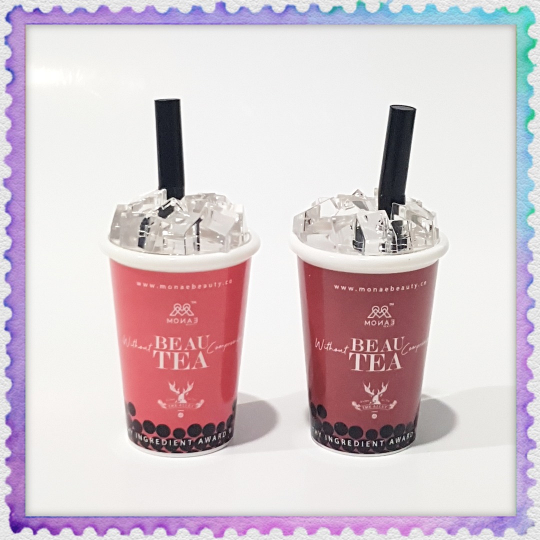 Monae x The Alley beautea lipcream lisse coral / nude red bean cute ...