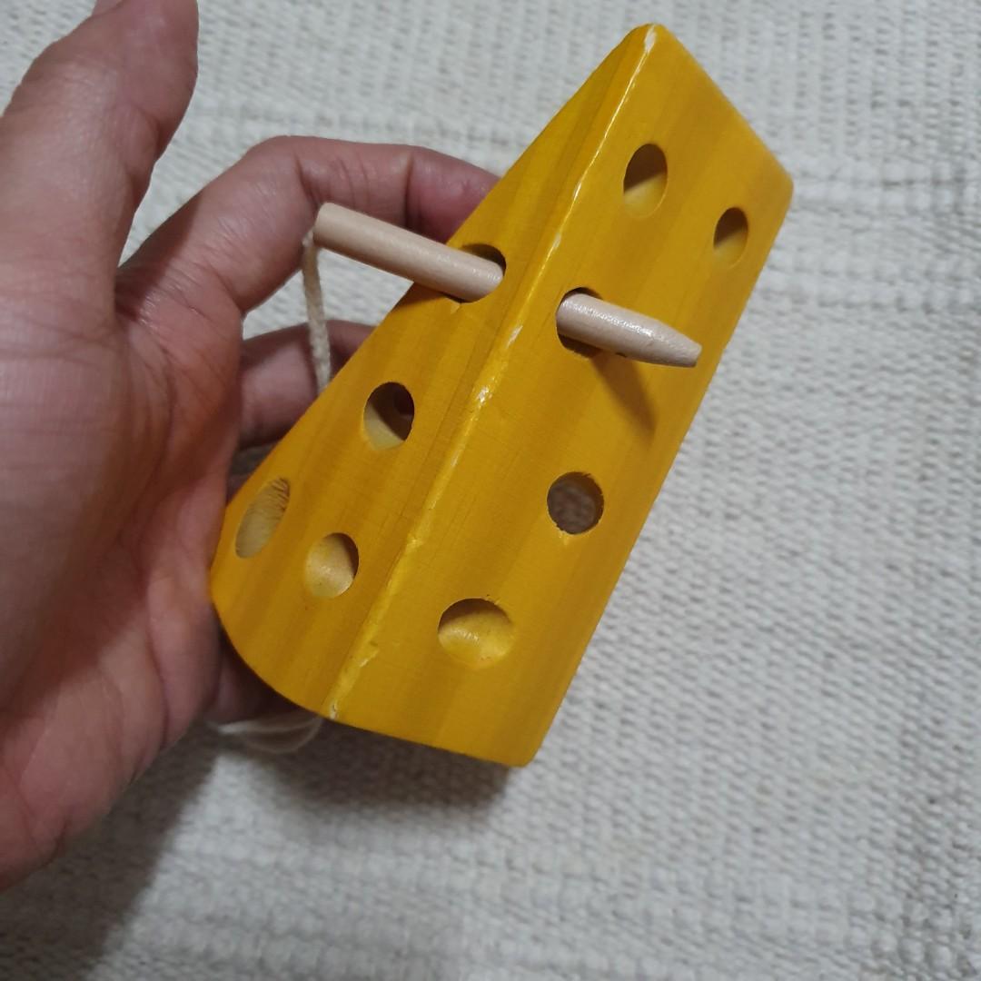 Montessori Threading Toy - Early Sewing Activity, Babies & Kids, Infant ...