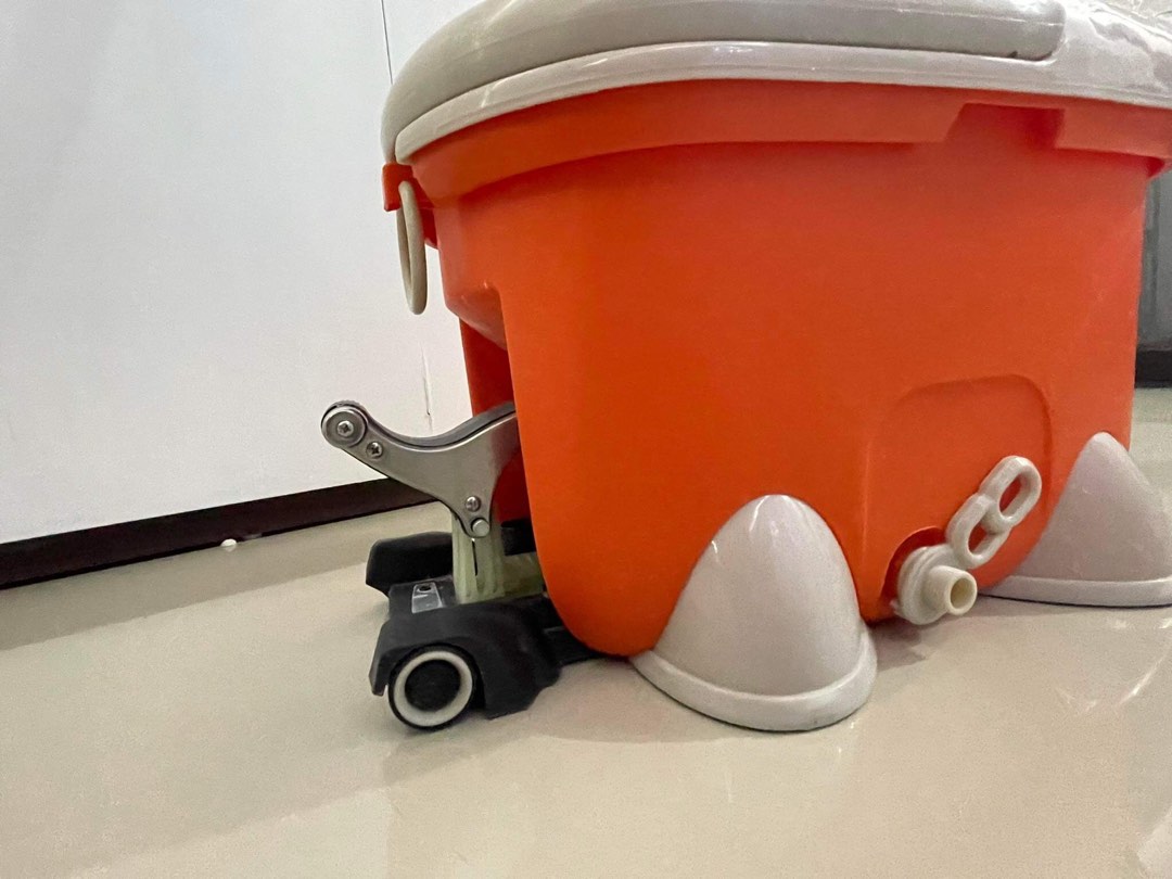 Walkable Mop with Mini Wheels Big Heavy Duty, Furniture & Home Living ...