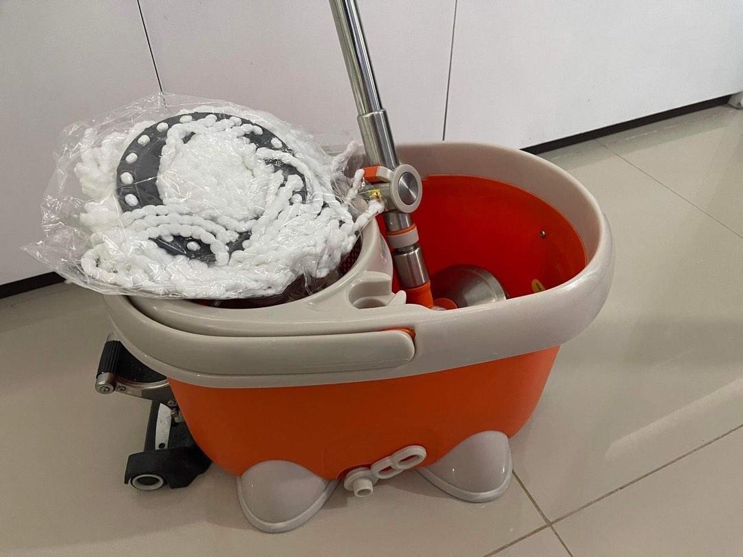 Walkable Mop with Mini Wheels Big Heavy Duty, Furniture & Home Living ...