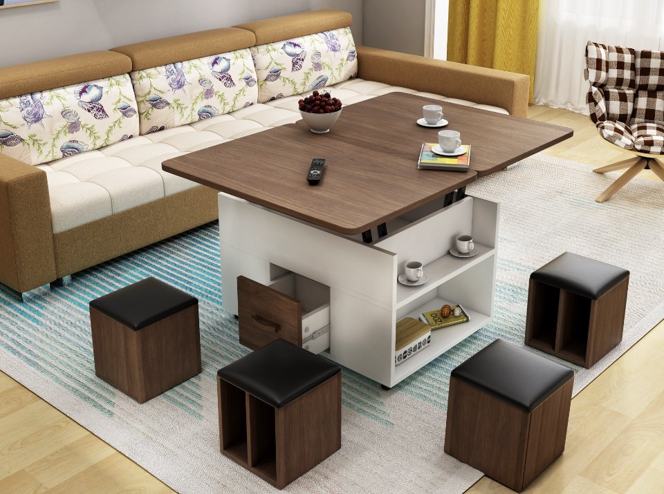 Multifunction Coffee Table, Furniture & Home Living, Furniture, Tables ...