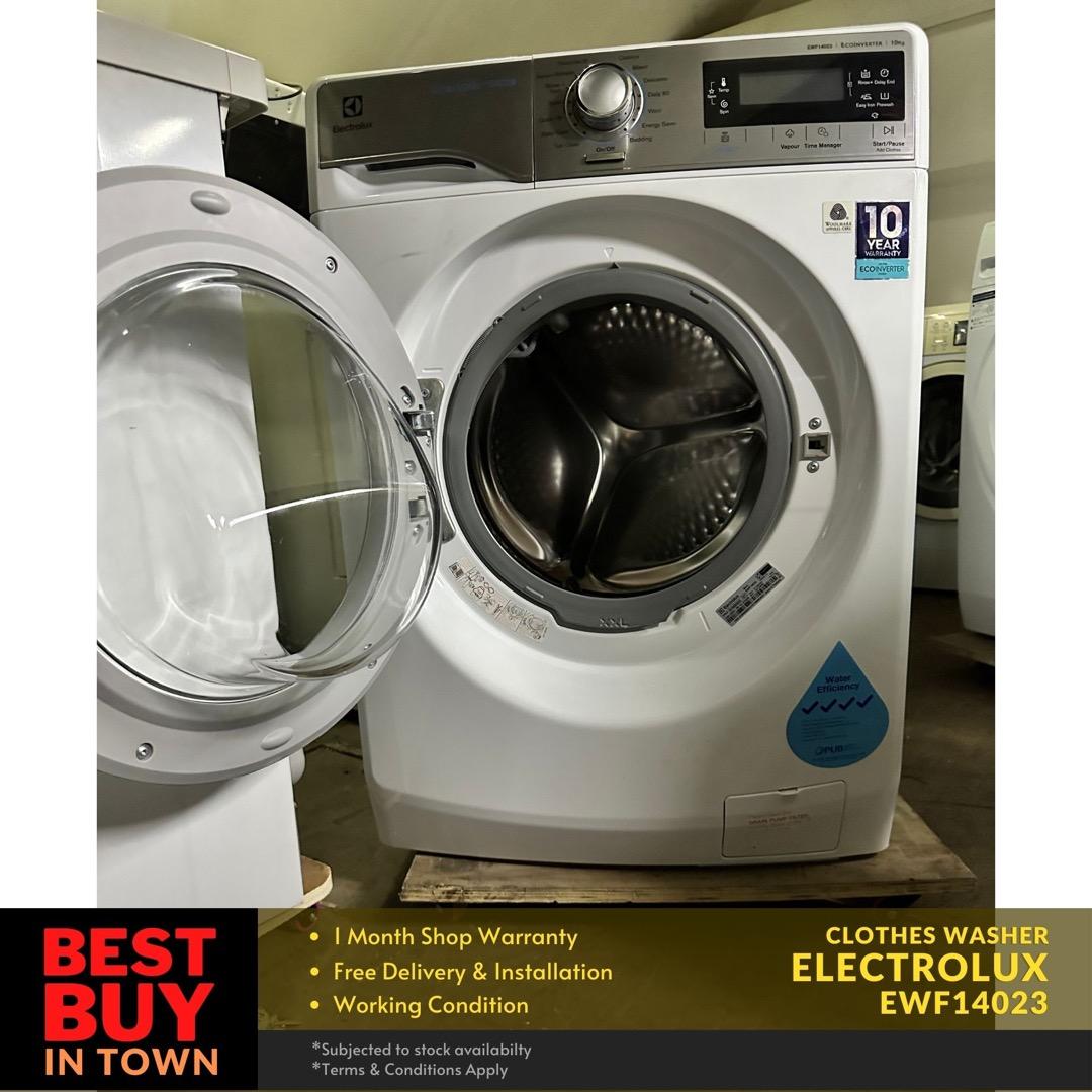 MUST BUY! ELECTROLUX 10KG Front-Loader Washing Machine EWF14023 (92358 ...