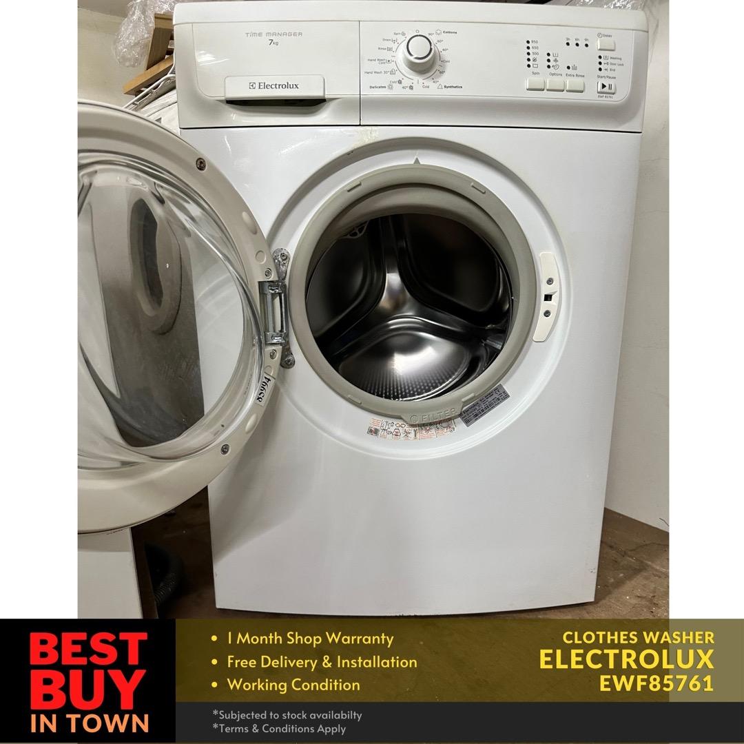 MUST BUY! ELECTROLUX 7KG Front-Loader Washing Machine EWF85761, TV ...