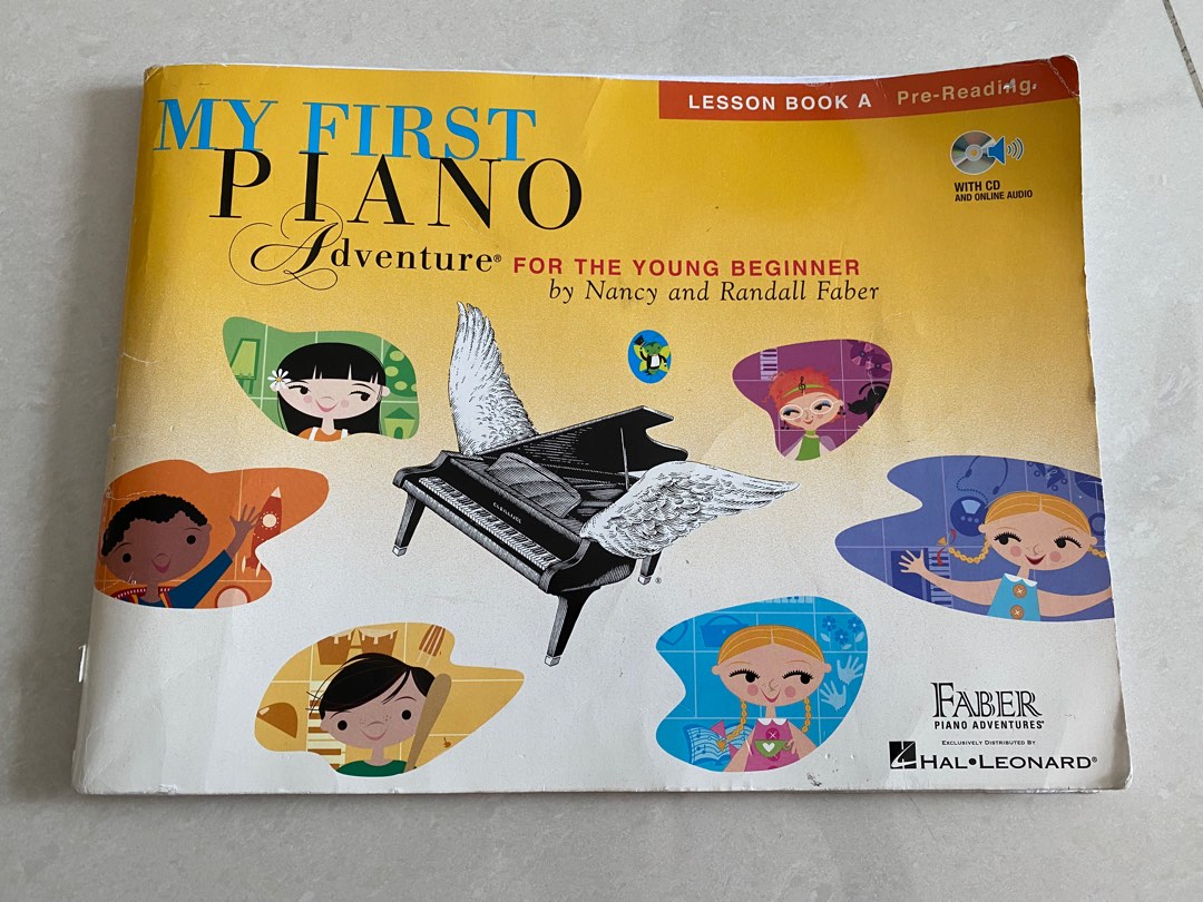 My first piano adventure lesson book A, Hobbies & Toys, Books ...