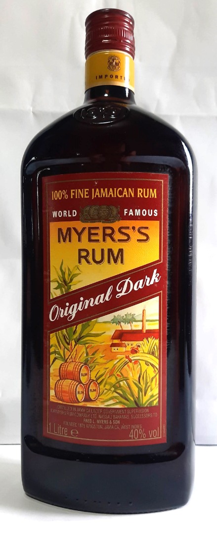Myers's Original Dark Rum, Food & Drinks, Alcoholic Beverages on Carousell