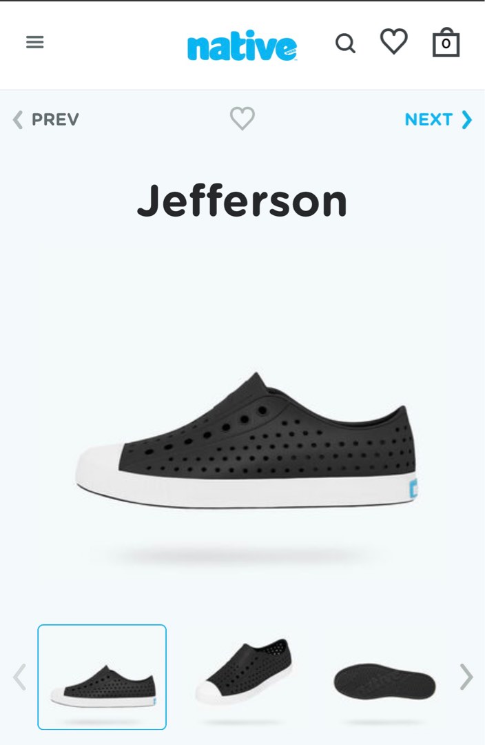 Native Jefferson shoes, Women's Fashion, Footwear, Flats on Carousell