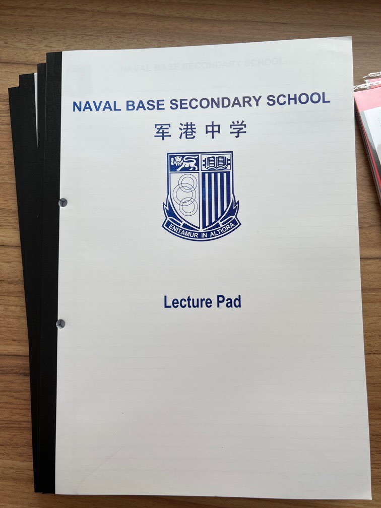 NBSS Naval Base Secondary Lecture Pad x, Hobbies & Toys, Stationery ...