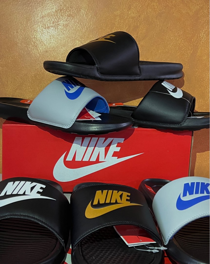 NIKE SLIDES, Men's Fashion, Footwear, Slippers & Slides on Carousell