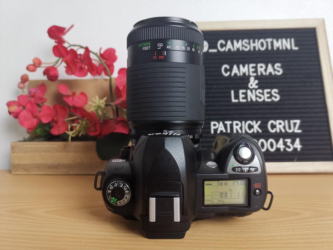 Nikon D70 with Cosina 70-210mm AF Pushpull lens Budget Motorized body ...