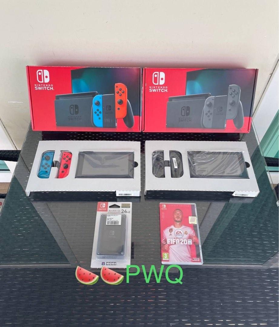 Nintendo Switch Gen 2 Console Grey/Neon + Free Game, Video Gaming ...