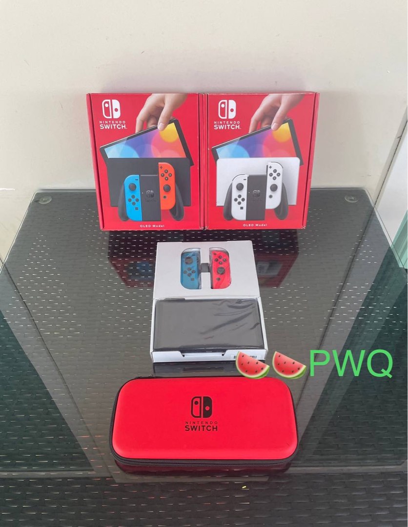Nintendo Switch OLED Console Local Set Neon/White, Video Gaming, Video ...