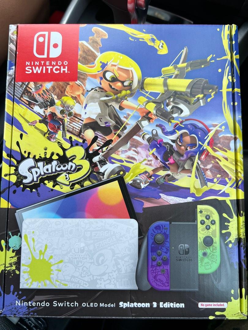 nintendo switch oled model splatoon 3 edition, Video Gaming, Video Game ...