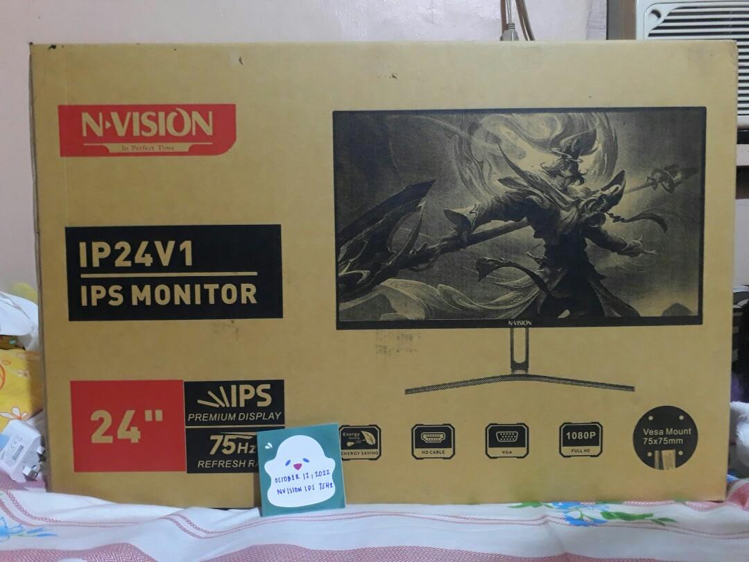 NVISION (IP24V1) 75HZ IPS MONITOR WITH FREE KEYBOARD & MOUSE, Computers ...