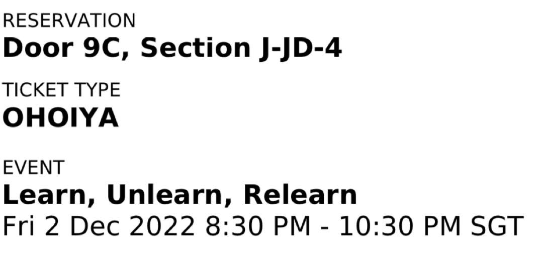 OKLETSGO LEARN, UNLEARN, RELEARN LIVE SHOW (OHOIYA), Tickets & Vouchers ...