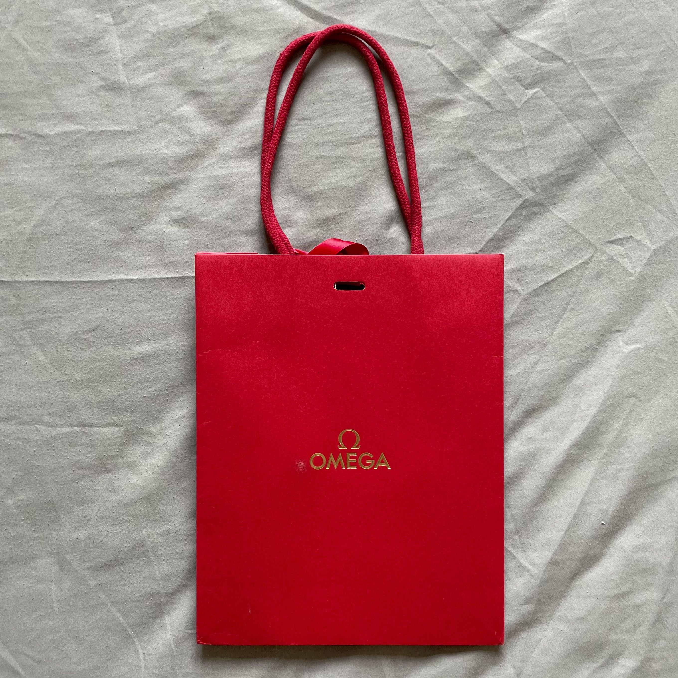 Omega paper bag, Luxury, Watches on Carousell