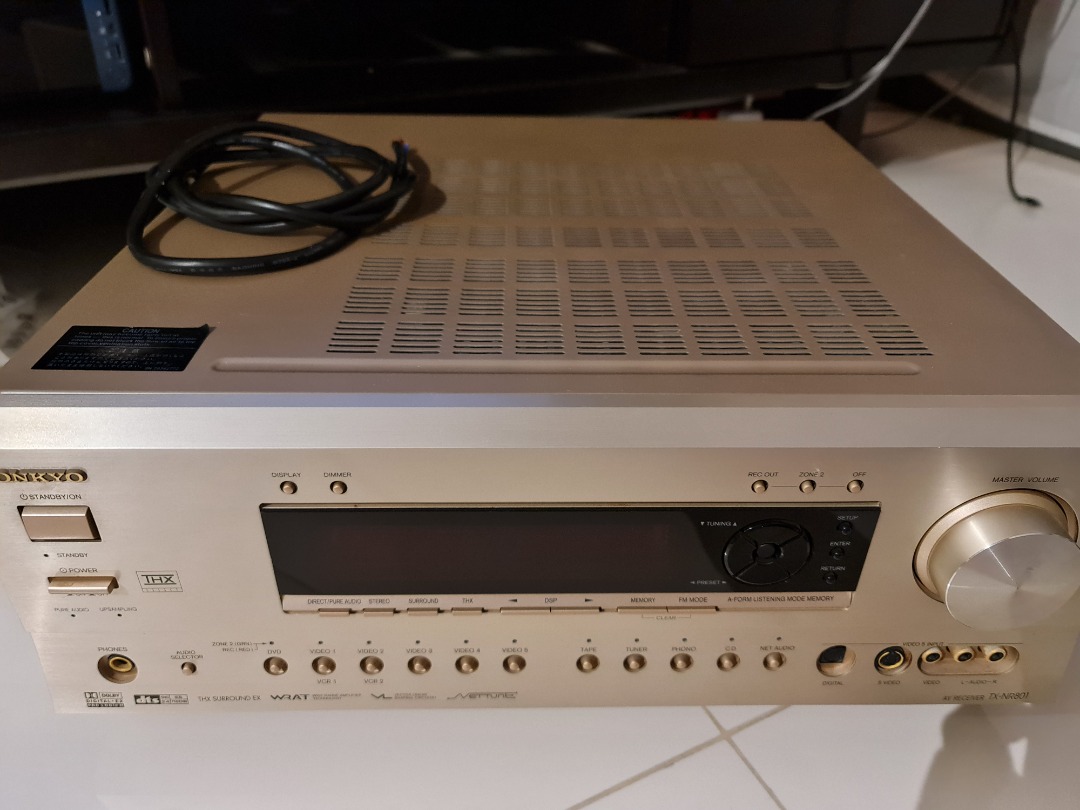 Onkyo TX-NR801 AV receiver, TV & Home Appliances, TV & Entertainment ...