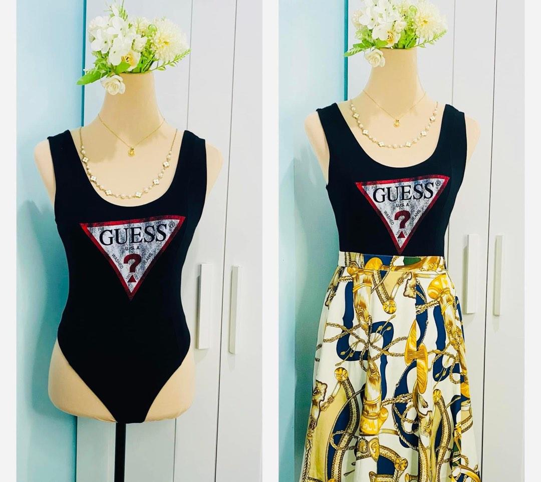 Original guess bodysuit, Women's Fashion, Tops, Others Tops on Carousell