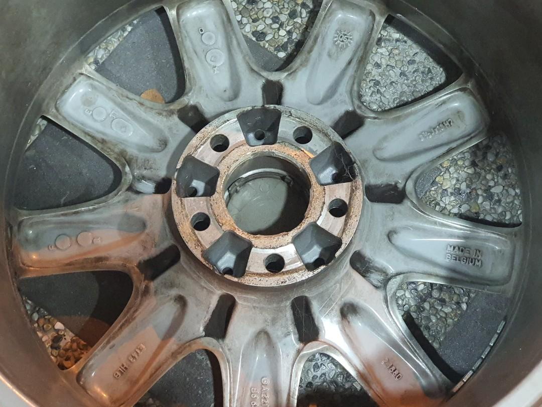 Original Mercedes Sport Rims, Auto Accessories on Carousell