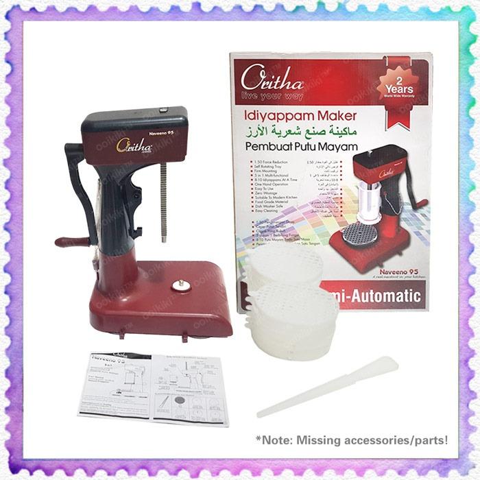 Oritha Idiyappam / Puttumayam Murukku Maker Naveeno 95 Hand Operated ...