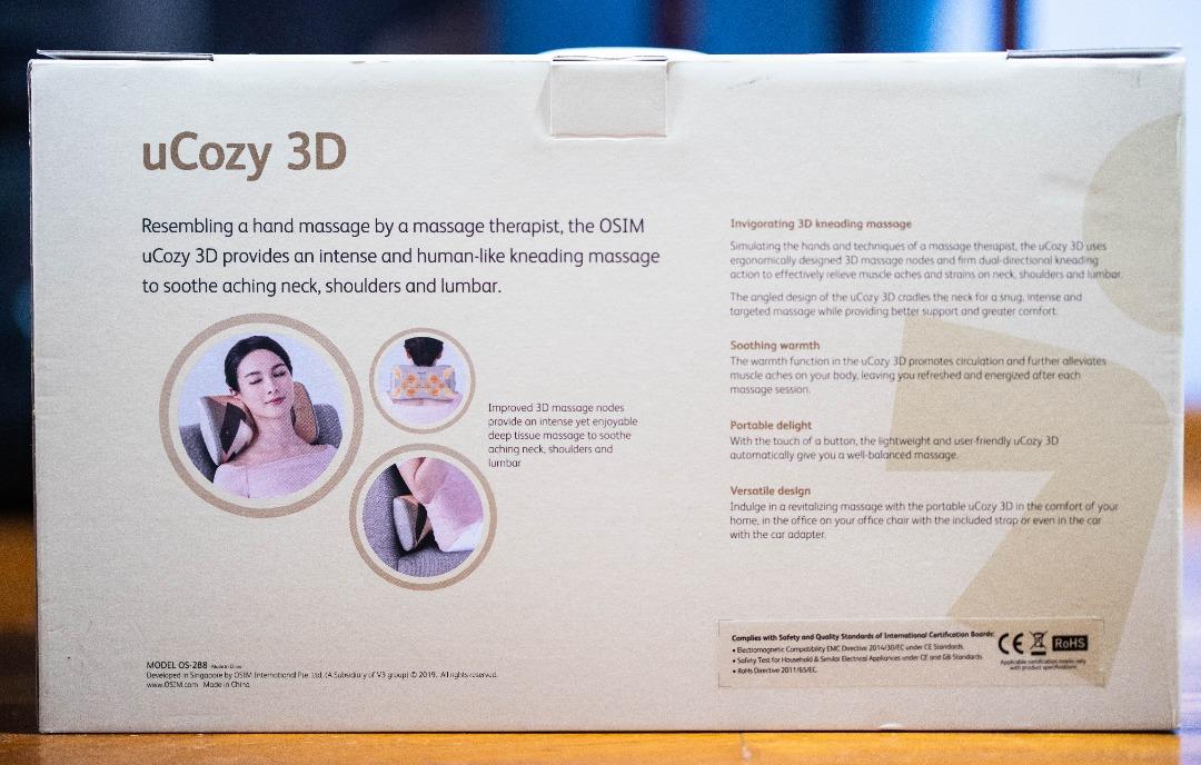OSIM uCozy 3D Neck, Shoulder, Lumbar Massager, Health & Nutrition ...
