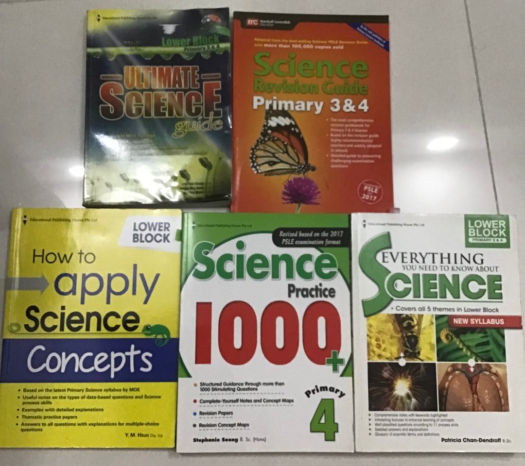 P3 and P4 science revision guides and assessment books, Hobbies & Toys ...