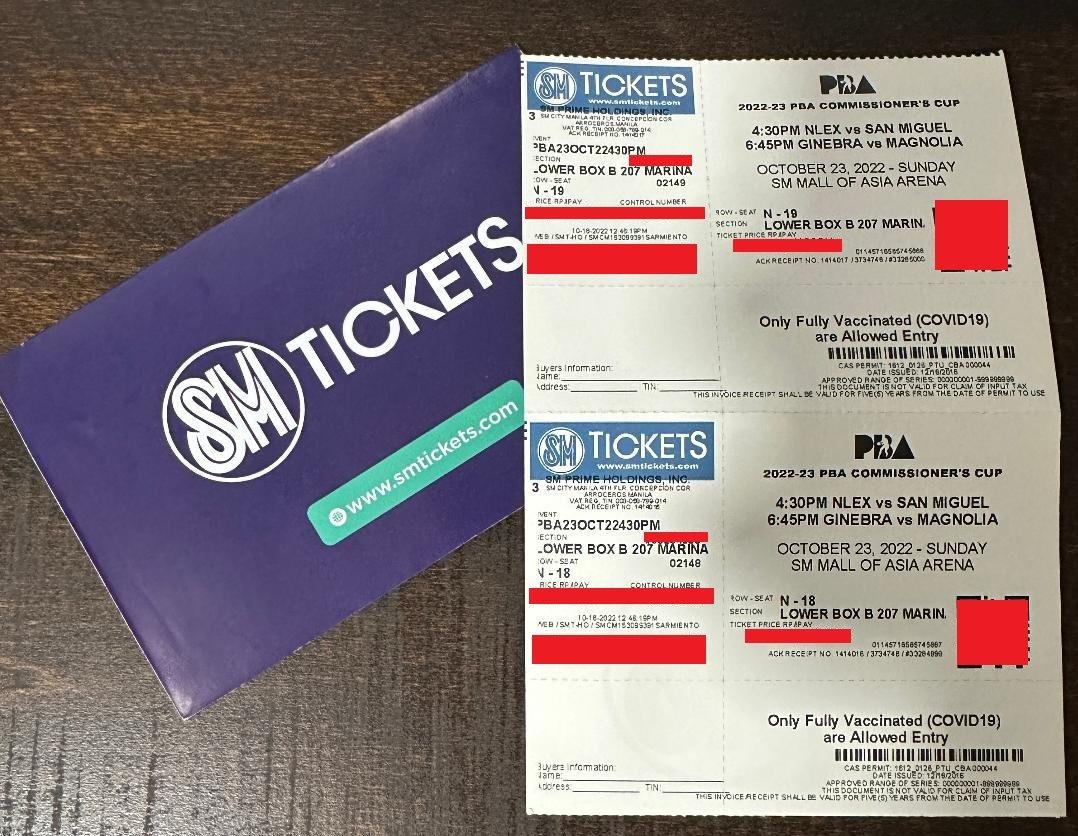 PBA Ticket - Manila Classico Ginebra vs Magnolia Oct 23, Tickets ...