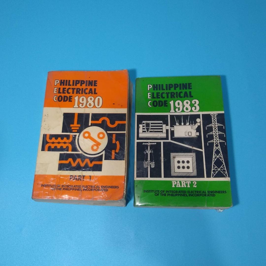 Philippine Electrical Code 1980 Part 1 And 1983 Part 2 BUNDLE Of 2