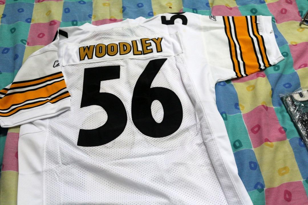 Pittsburgh Steelers #56 jersey Woodley white NEW, Men's Fashion, Tops ...