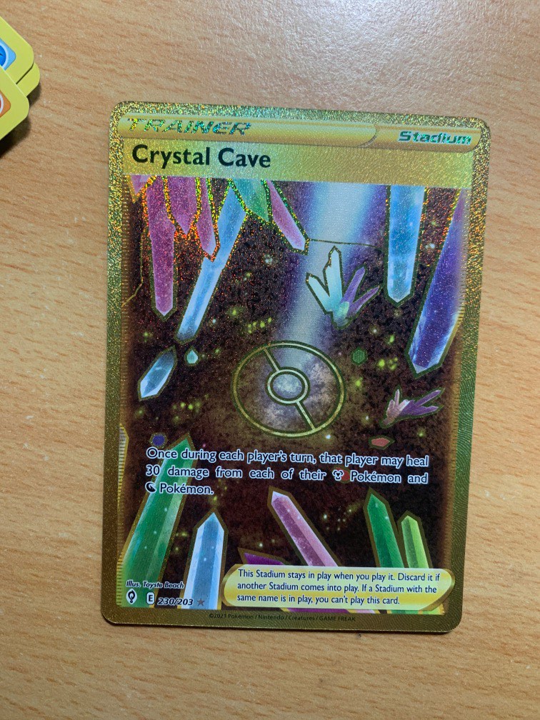 Pokemon Card Evolving Skies Crystal Cave 230/203, Hobbies & Toys, Toys ...
