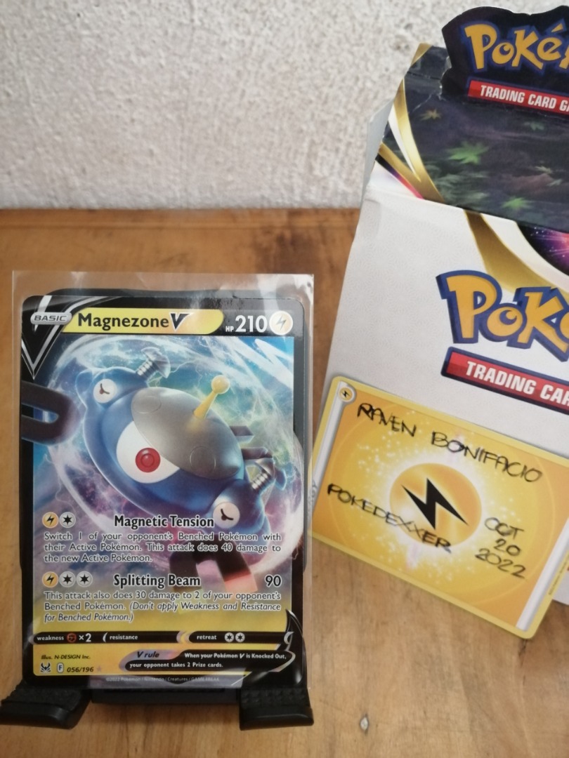 Pokemon Cards Magnezone V 056/196, Hobbies & Toys, Toys & Games on ...