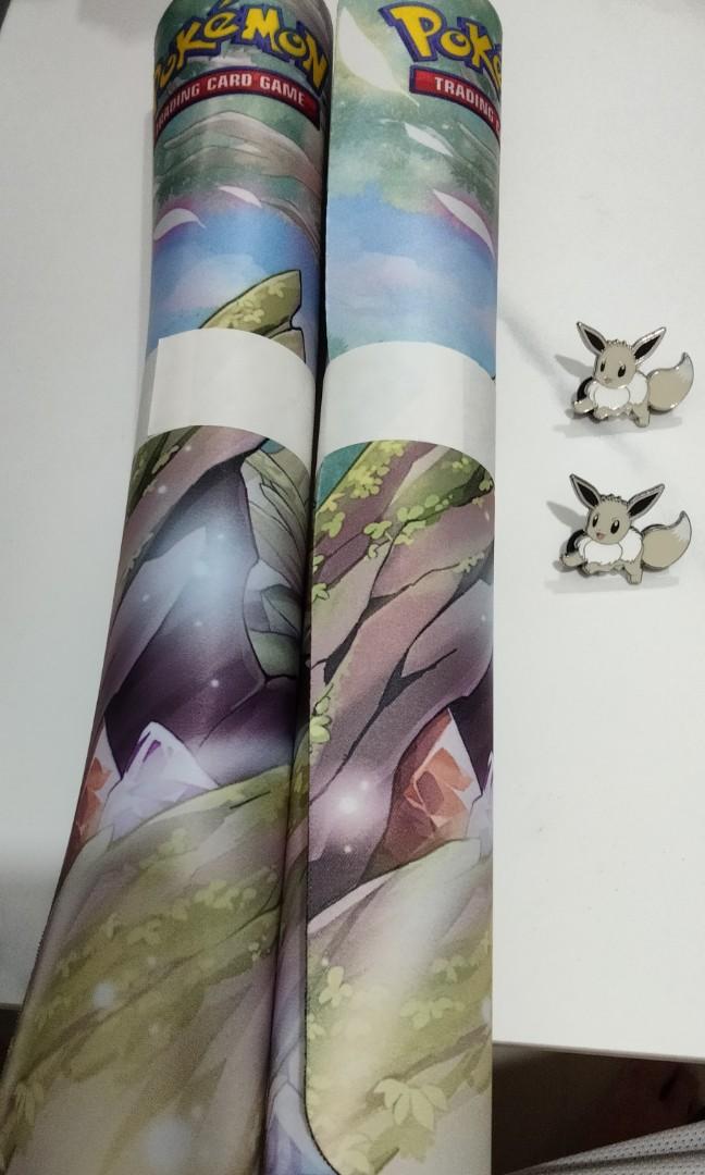 Pokemon Eevee play mate and Eevee pin, Hobbies & Toys, Toys & Games on Carousell