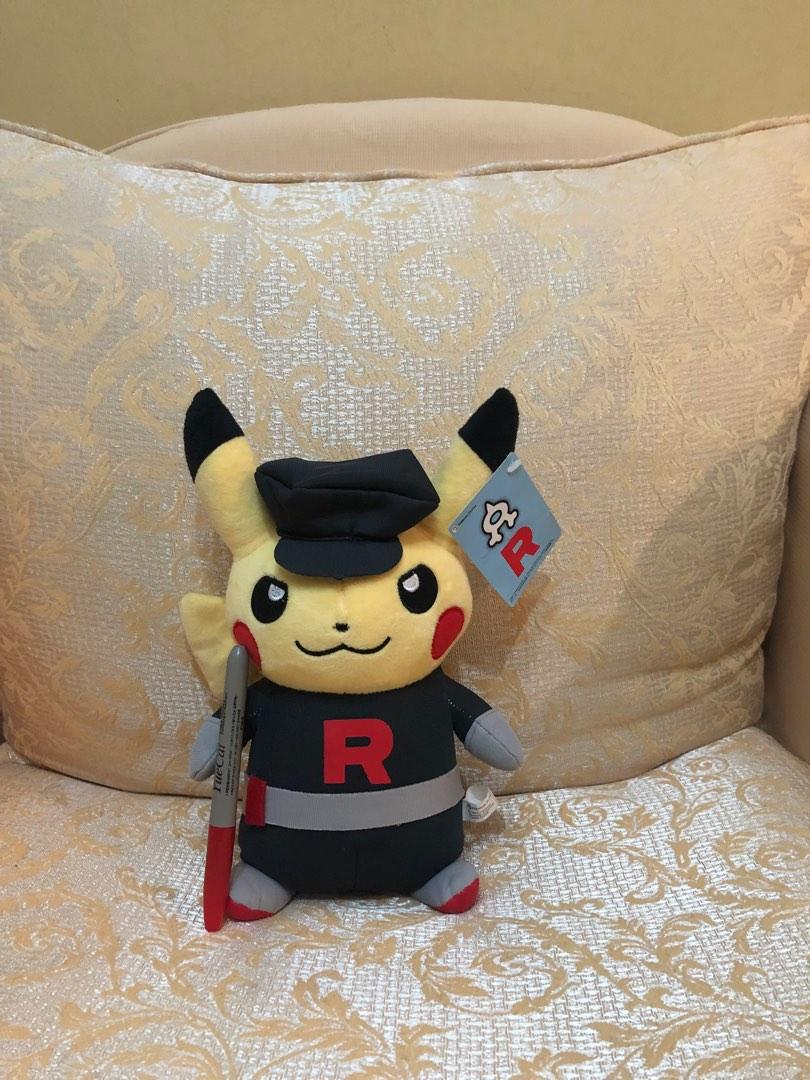 Pokémon Team Rocket Pikachu Pokemon Center 2017 Plush Soft Toy, Hobbies ...