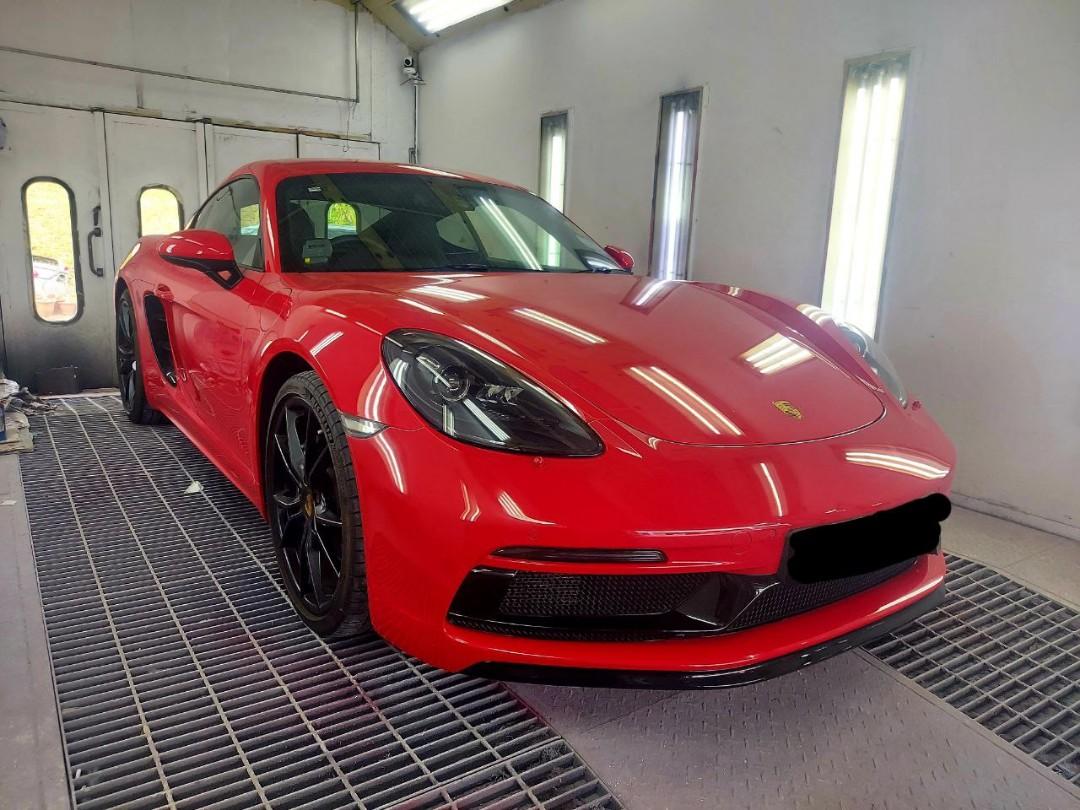 Porsche 718 Cayenne Candy Red Spray Paint, Car Accessories, Car ...