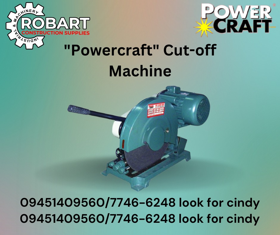 "Powercraft" Cut-off Machine, Commercial & Industrial, Construction ...