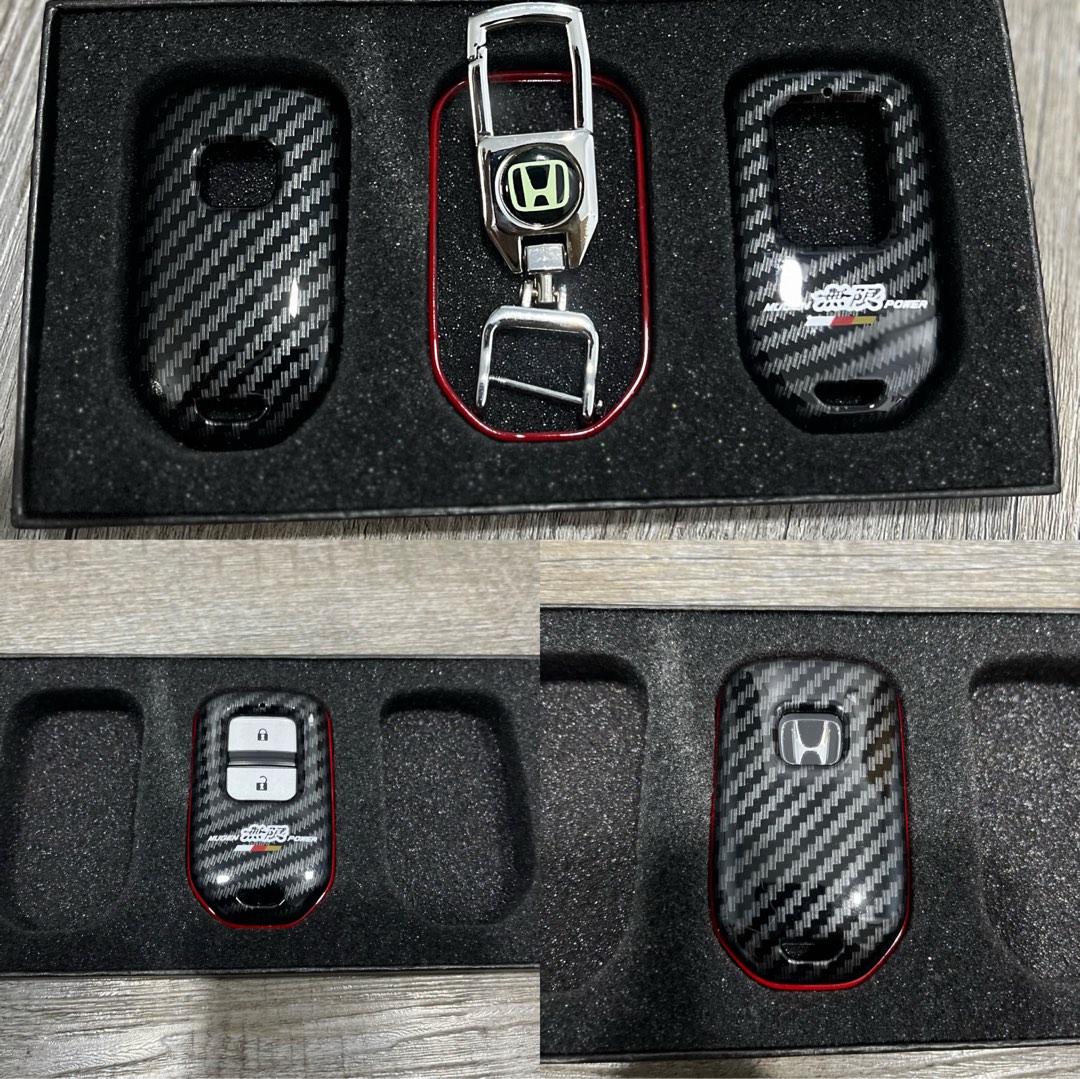 (Pre Order) Carbon Fiber Mugen Key FOB Cover, Car Accessories ...