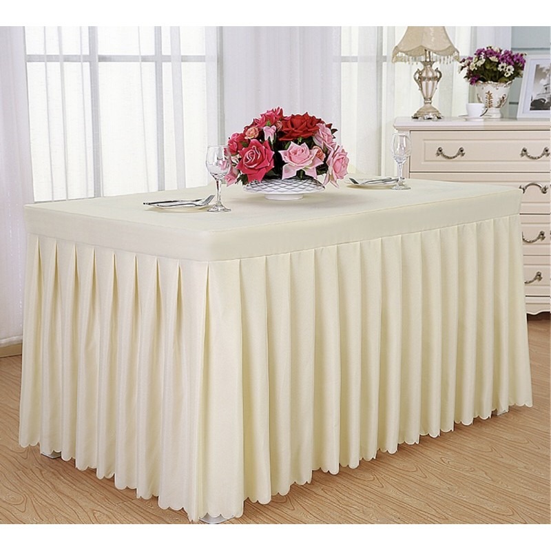 Premium Table Skirting Banquet Style GS Table, Premium material MMZ0868 ...