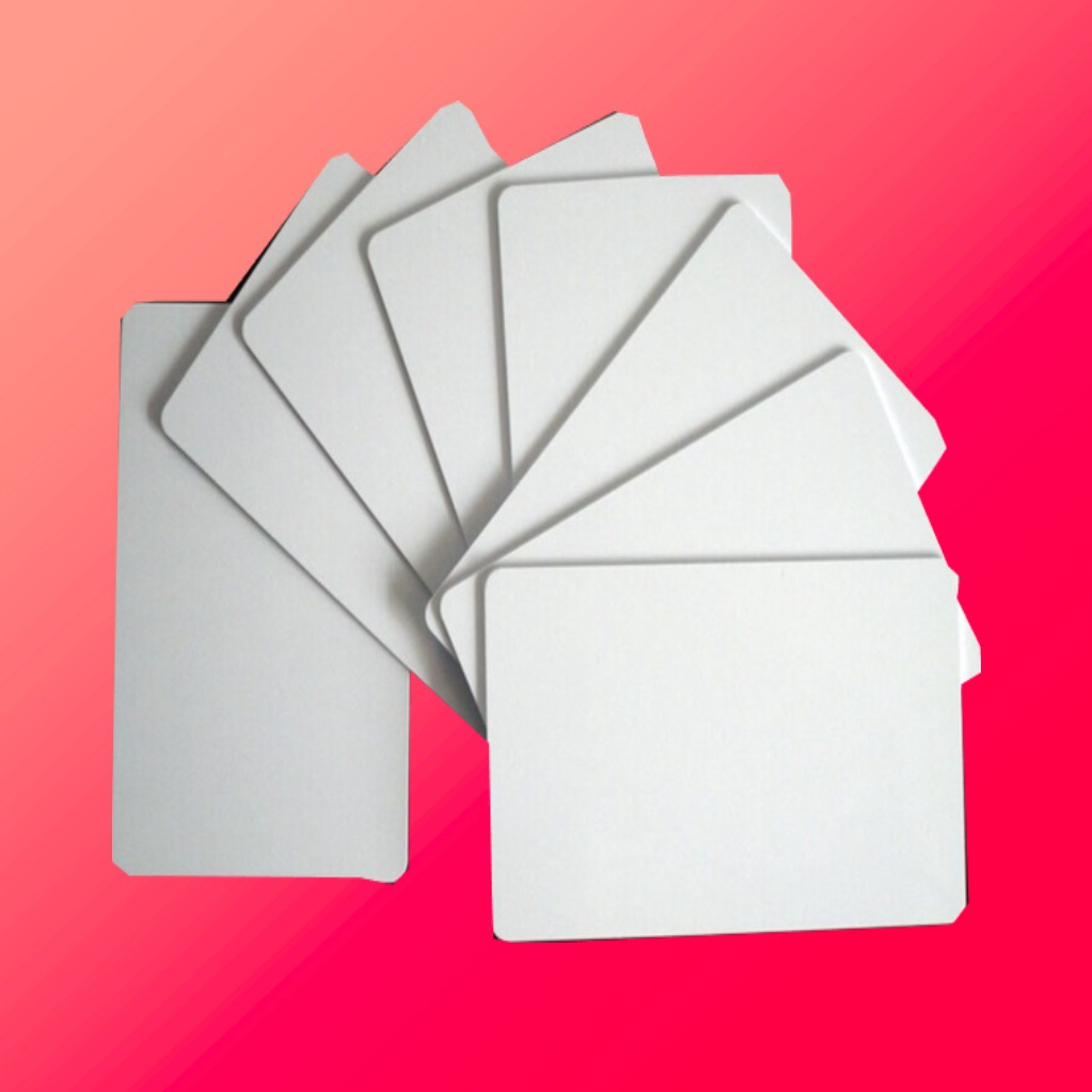 PVC Blank Cards Glossy White PVC Cards, Tickets & Vouchers, Store ...