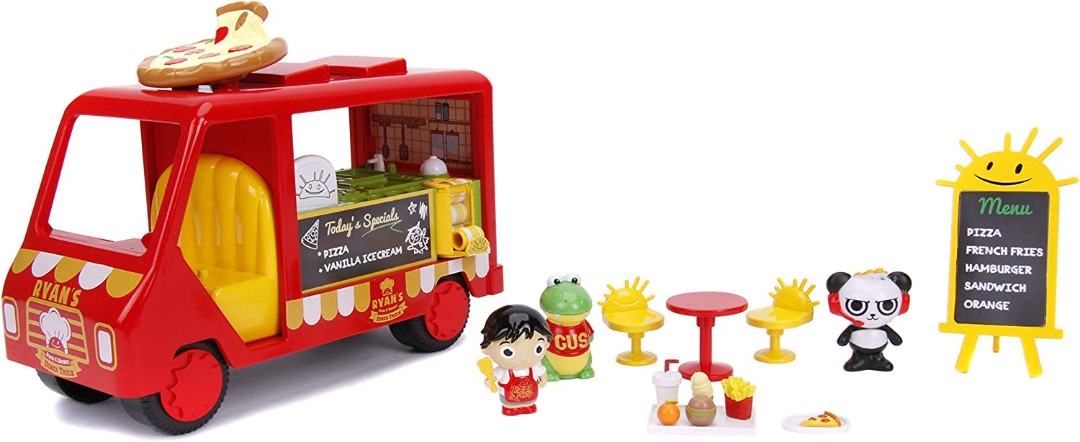 {READY STOCK} Jada Toys 30759 Ryan's World Food Truck for Kids, Hobbies ...