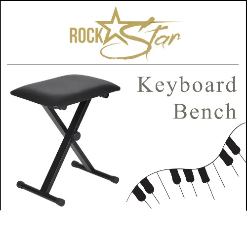 Rockstar Keyboard Bench, Hobbies & Toys, Music & Media, Music ...